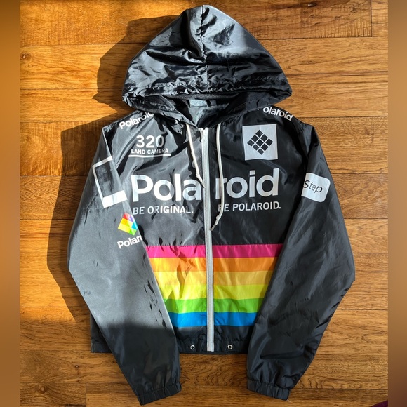 Polaroid | Jackets & Coats | Y2k Polaroid Jacket Windbreaker 32 Land ...